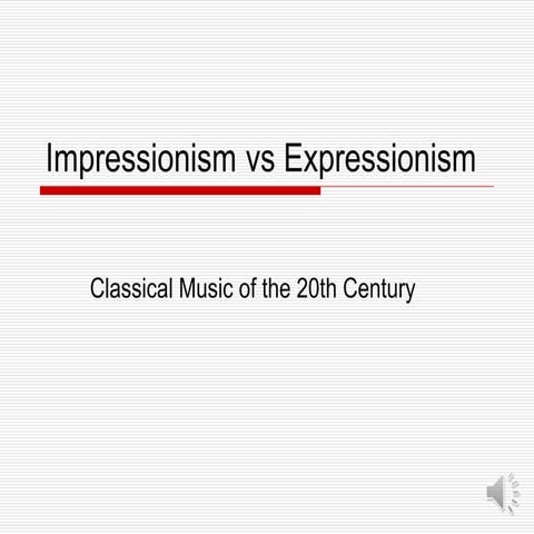 Impressionism and expressionism | PPT