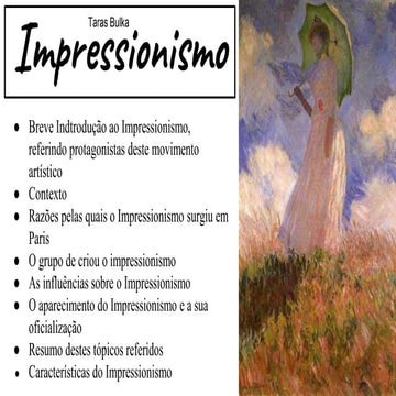 Impressionismo | PPTX