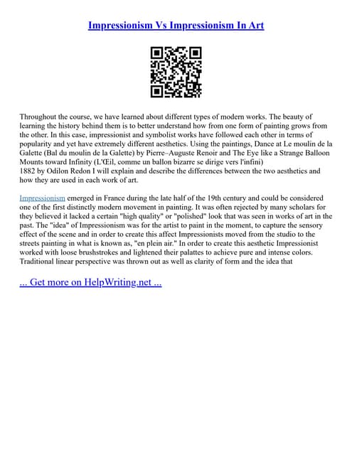 Impressionism | PPTX