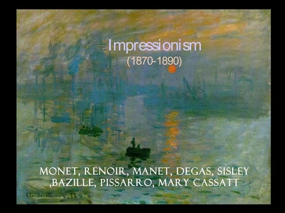 Impressionism | PPTX