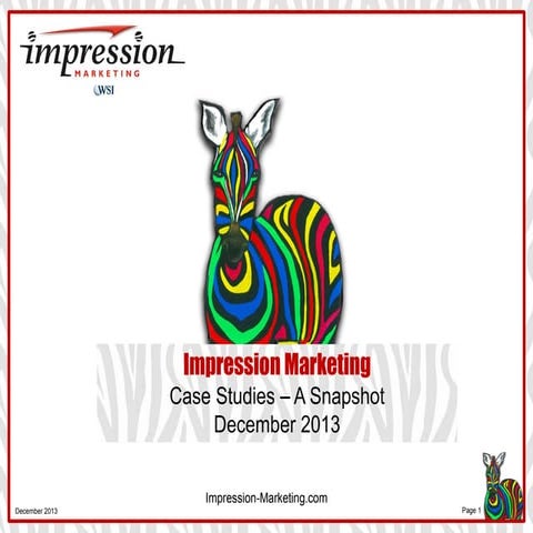 Impression Marketing Case Studies | PDF