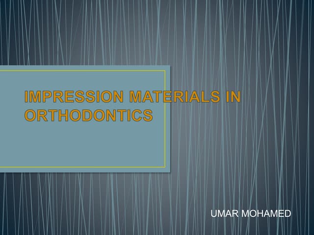 hydrocolloids impression dental material | PPT