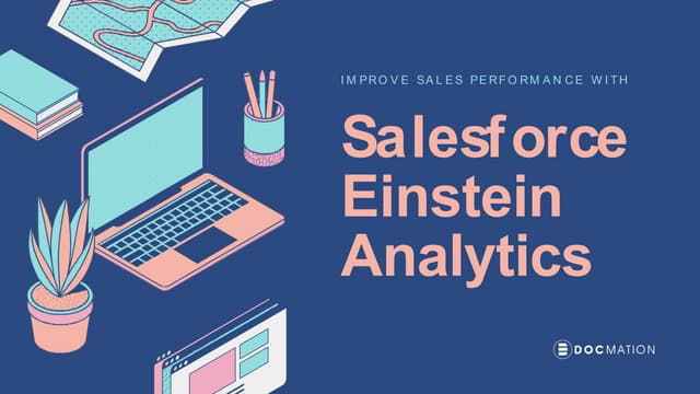 Salesforce B2b Commerce Einstein Analytics Dashboard Docmation Ppt