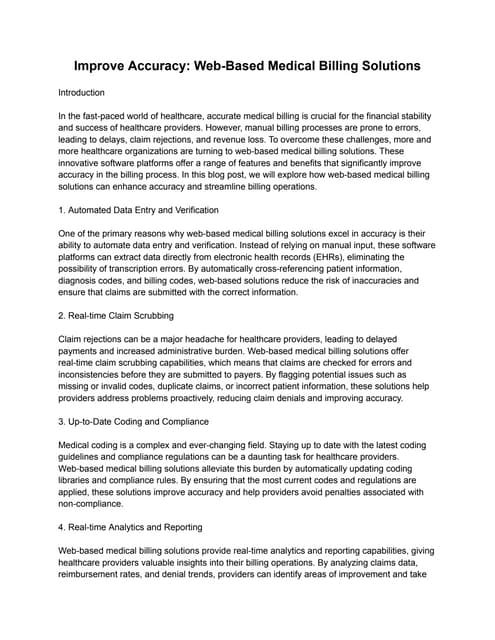 Navigating Physical Therapy Billing: The Best of WebPT in 2024 | PDF