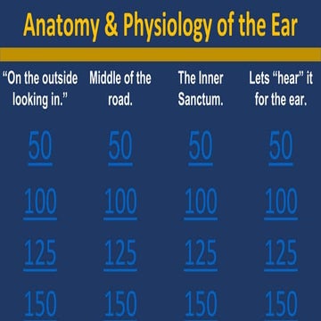 Improved ear jeopardy | PPTX