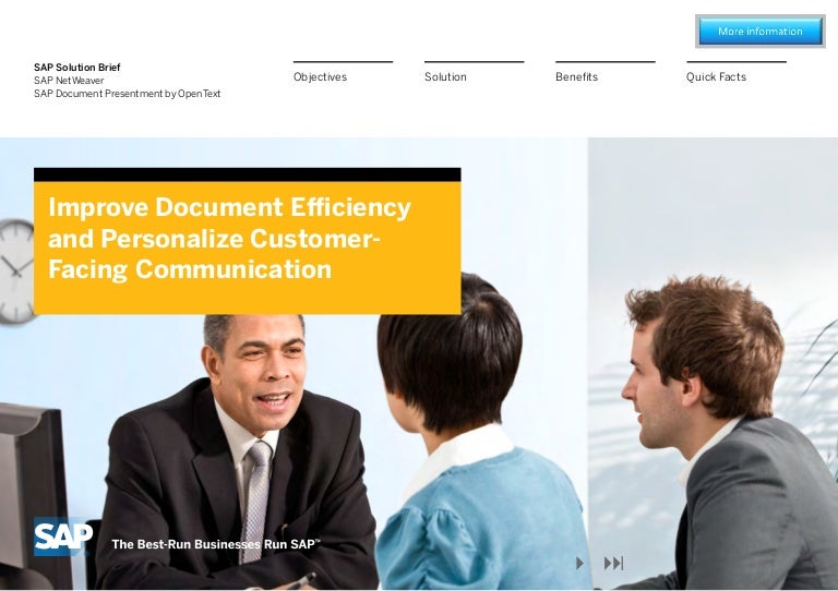 Improve Document Efficiency And Personalize Customer Facing Communica
