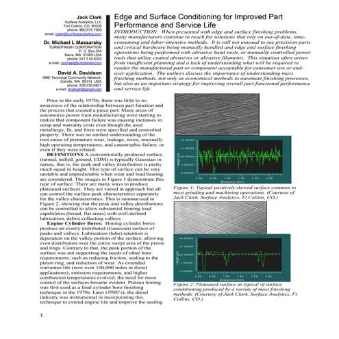 Improved Part performance from Surface Condition | PDF | Geology | Science