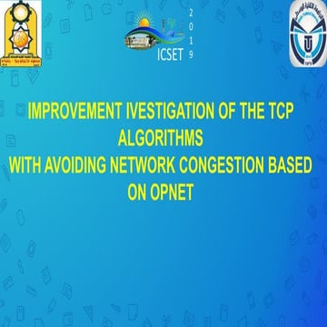 Improvement Ivestigation Of The Tcp Algorithmspptx 