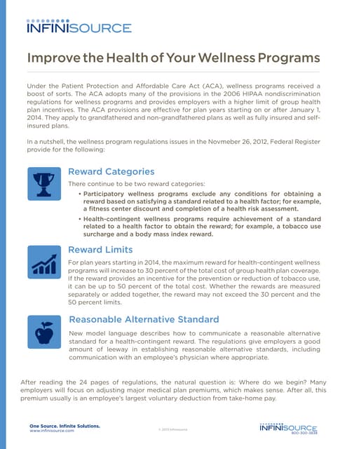 BestLifeRewarded Wellness Incentive Program Summary