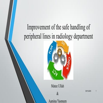 Improve the safe handling of peripheral lines during.pptx