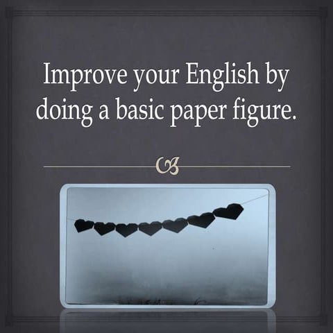 Improve your english by doing a basic paper | PPTX