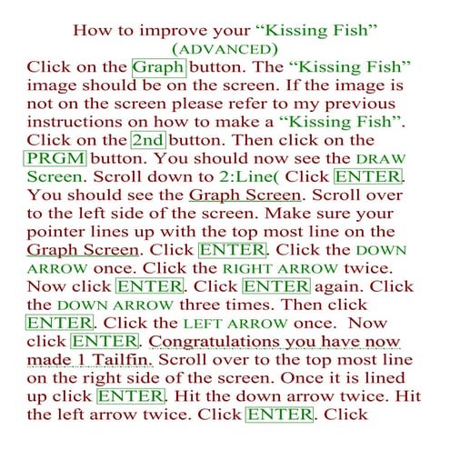 How To Draw Kissing Fish | PDF