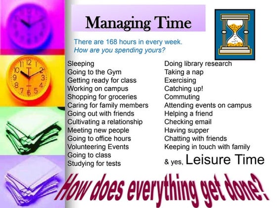 Time Management For College Students | PPT