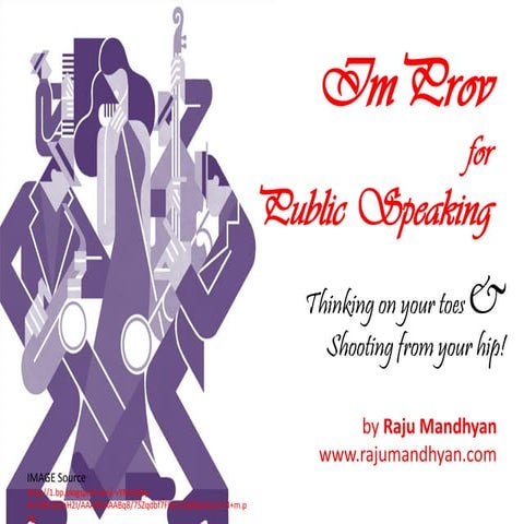 Improv for Public Speaking | PDF