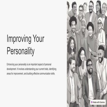 How to Improve your personality to build career | PPTX