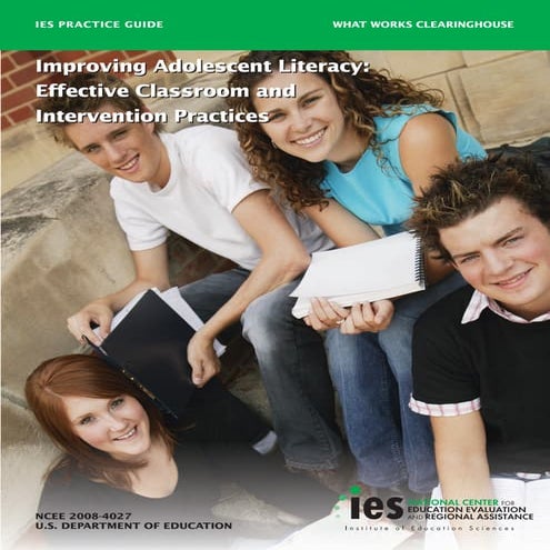 Improving Adolescent Literacy: Effective Classroom and Intervention ...