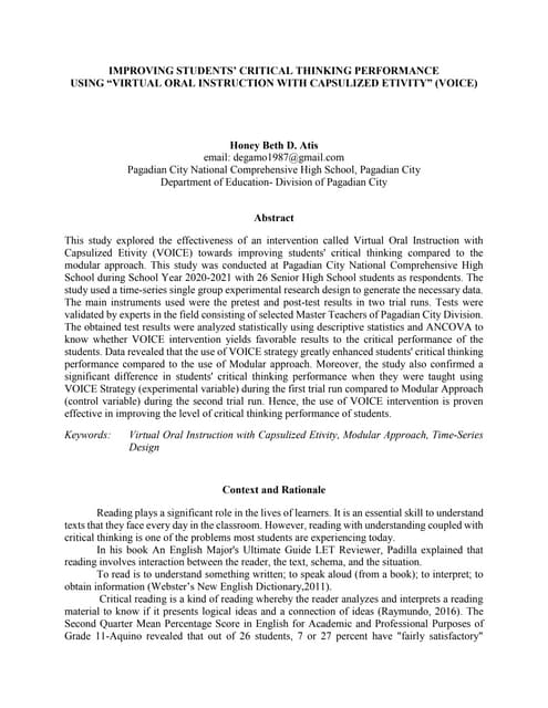 THE IMPACT OF PERSONAL DISCIPLINE ON THE ACADEMIC.pptx | Educational ...
