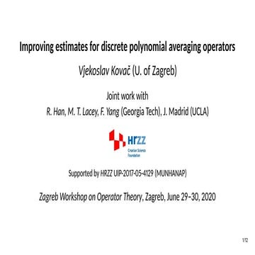 Improving Estimates For Discrete Polynomial Averaging Operators Ppt 3951