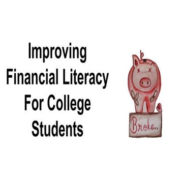 Improving financial literacy for young adults | PPTX