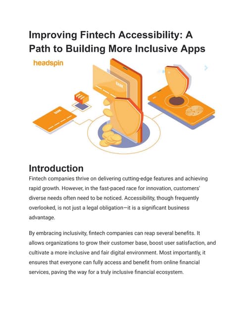 building apps with a focus on accessibility | PDF