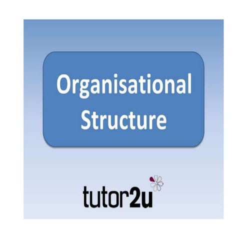 Improving organisational structures | PPT
