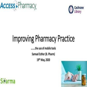Improving pharmacy practice | PPTX