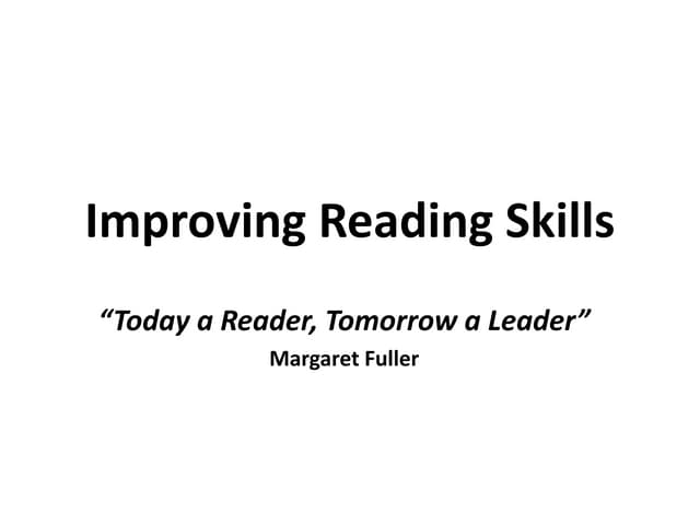 Reading strategies presentation | PPTX
