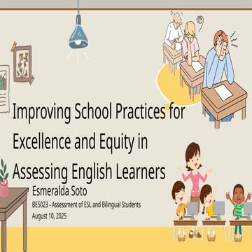 Improving School Practices for Excellence and Equity in Assessing ...