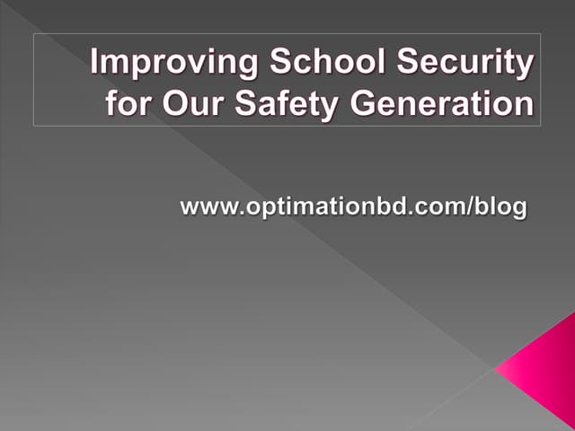 Student Safety and School Security | PPTX