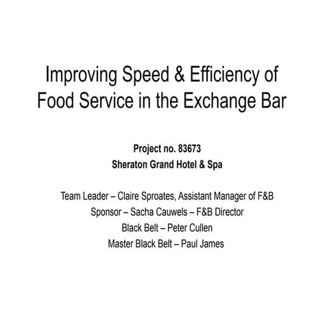 improving_speed__efficiency_of_food_service_in.ppt