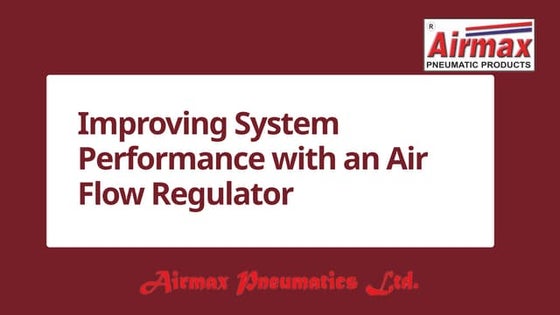 Optimizing System Performance with Shuttle Valve Technology | PPT