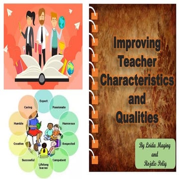 Improving Teacher Characteristics and Qualities.pptx