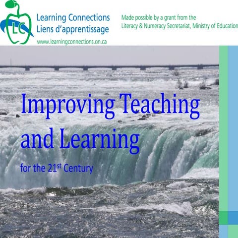 Improving teaching and learning 21 connect 2013 - compress | PPT