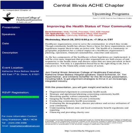 Community Health Needs Assessment | PDF