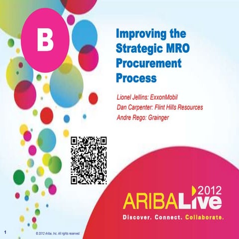 Improving the Strategic MRO Process | PPT