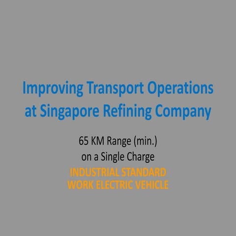 Improving transport operations | PPT