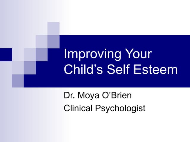 Building Self-esteem and Confidence | PPT