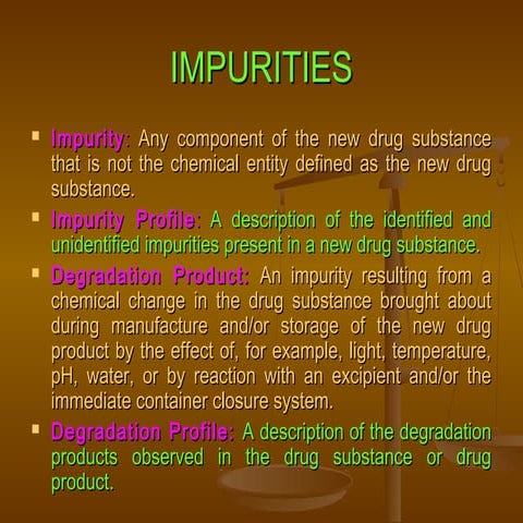 Impurities | PPT