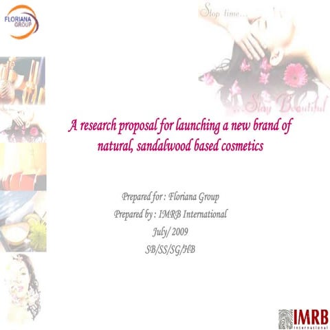 IMRB Research Proposal -Floriana Group.pptx