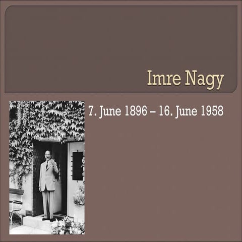 Imre Nagy | PPT