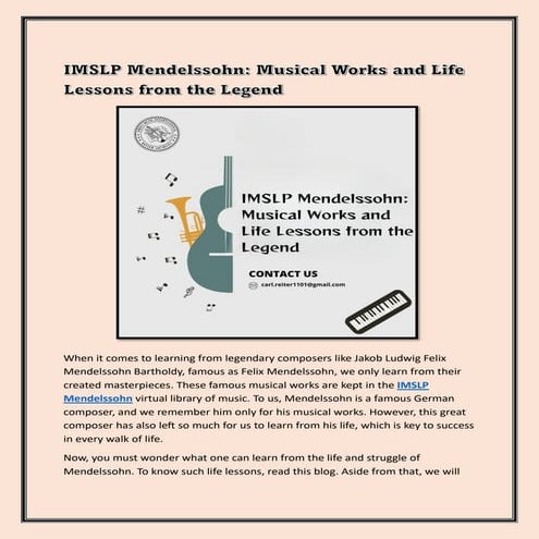 IMSLP Mendelssohn Musical Works and Life Lessons from the Legend.pdf