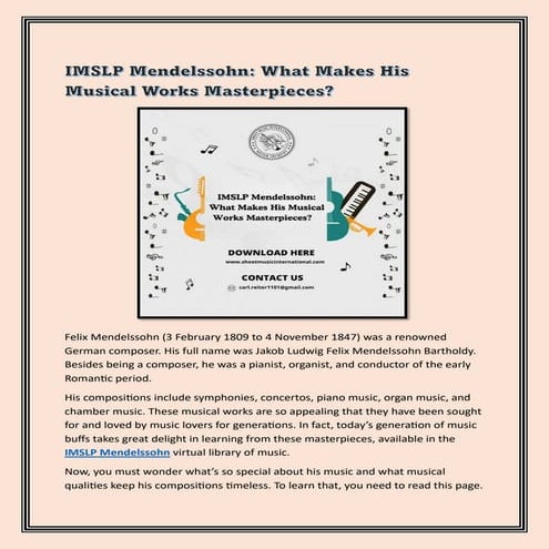 Free Sheet Music - Sheet Music International | PDF