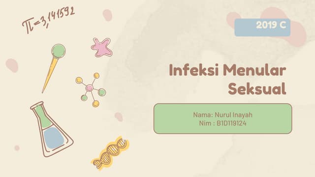 Macam macam Infeksi menular seksual (IMS) | PPTX