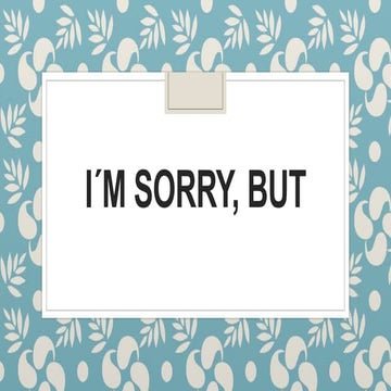 Im sorry, but | PPTX
