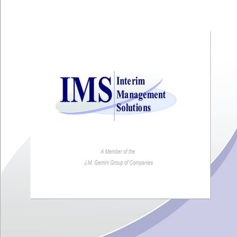 IMS Presentation | PPT