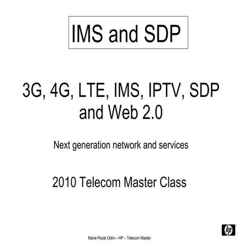 Ims Sdp Lte Market | PPT