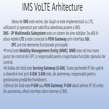 IMS VoLTE Architecture, Long Term Evolution.pptx