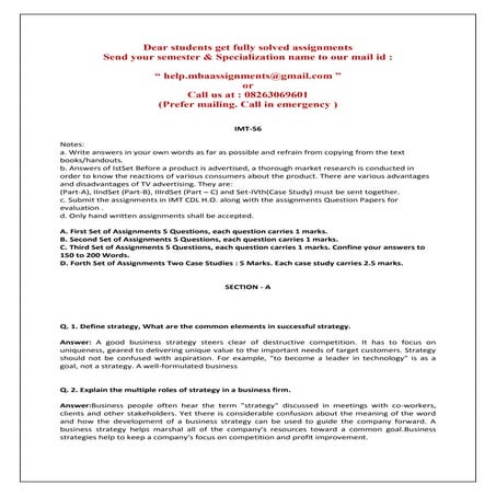 Imt 56 | DOCX | Business Accounting & Finance | Business