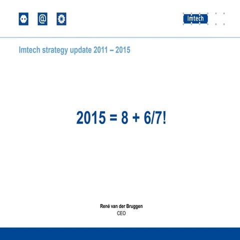 Imtech Strategy Update | PPT