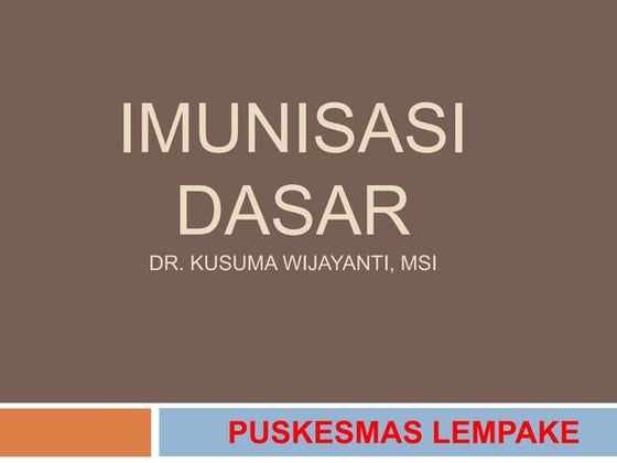 Imunisasi | DOC